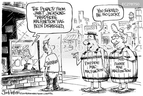 Fannie Mae Scandal Cartoons and Comics - funny pictures from CartoonStock