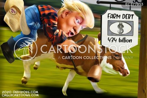 Farm Debt Cartoons and Comics - funny pictures from CartoonStock