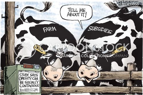 Farm Subsidy Cartoons and Comics - funny pictures from CartoonStock