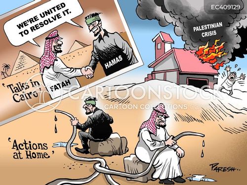 Hamas-fatah Unity Cartoons and Comics - funny pictures from CartoonStock