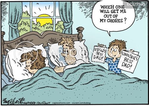 Embracing Fatherhood Cartoons and Comics - funny pictures from CartoonStock
