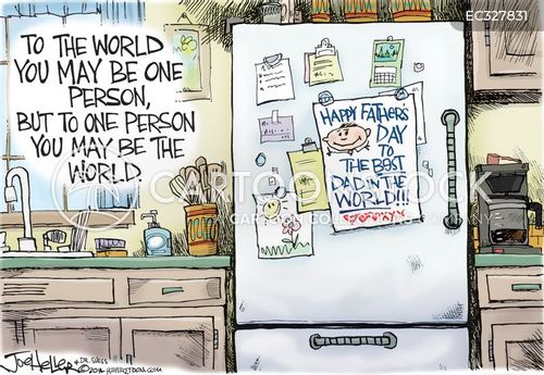 Embracing Fatherhood Cartoons and Comics - funny pictures from CartoonStock