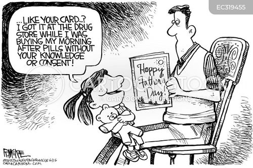 Embracing Fatherhood Cartoons and Comics - funny pictures from CartoonStock