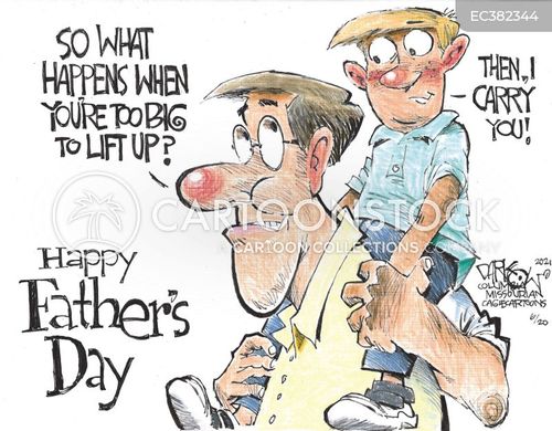 Fatherly Sacrifice Cartoons and Comics - funny pictures from CartoonStock