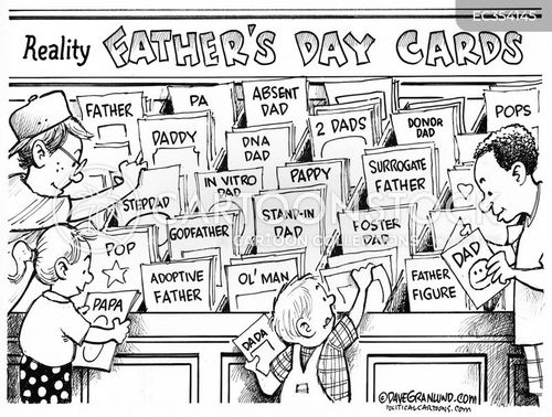 Embracing Fatherhood Cartoons and Comics - funny pictures from CartoonStock