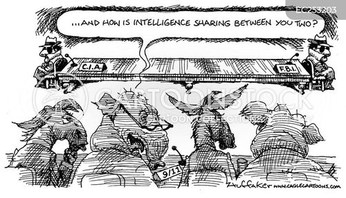 Intelligence Sharing Cartoons and Comics - funny pictures from CartoonStock