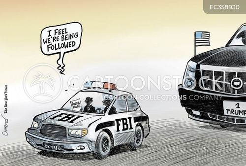 Tainted Fbi Cartoons and Comics - funny pictures from CartoonStock