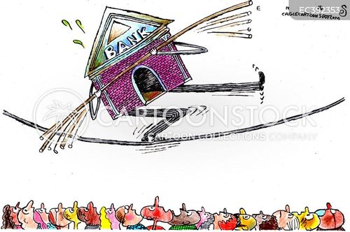 Bank Failures Cartoons and Comics - funny pictures from CartoonStock