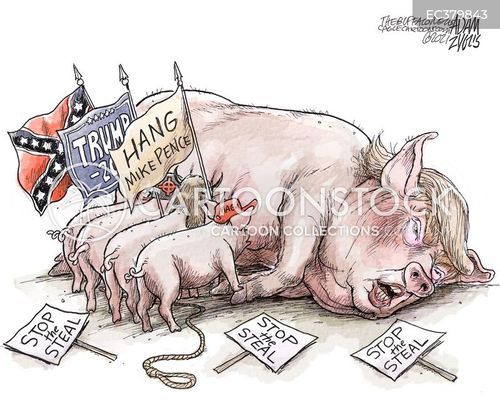 Polarized Society Cartoons and Comics - funny pictures from CartoonStock