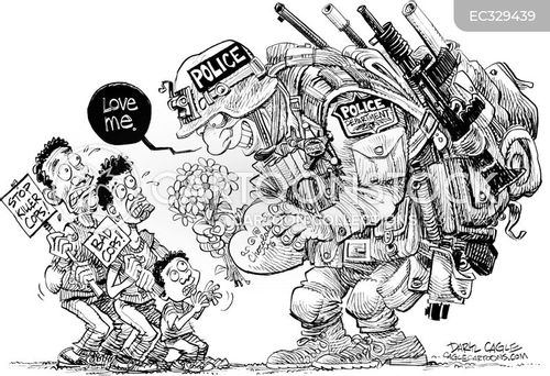Ferguson Police Cartoons and Comics - funny pictures from CartoonStock