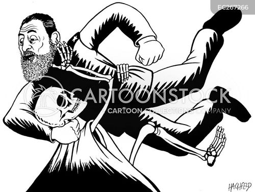 Wrestling Deaths Cartoons and Comics - funny pictures from CartoonStock