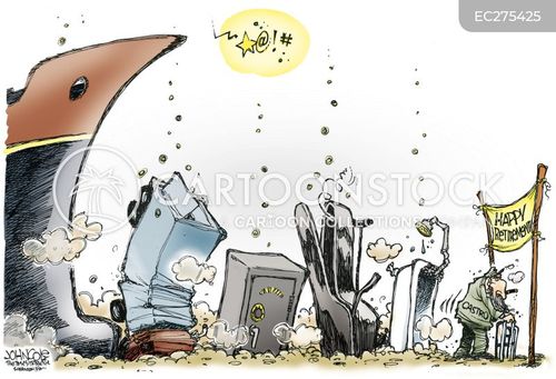 Castro Retires Cartoons and Comics - funny pictures from CartoonStock