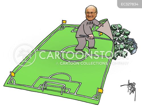 Uefa Scandal Cartoons and Comics - funny pictures from CartoonStock