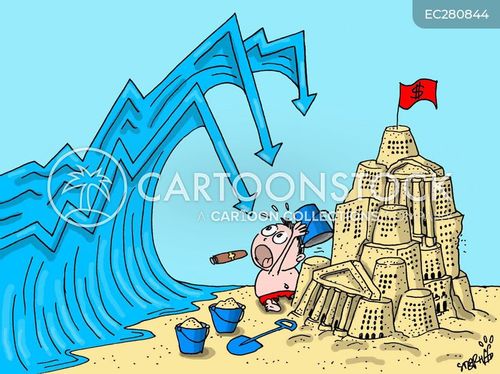 Market Disruption Cartoons and Comics - funny pictures from CartoonStock
