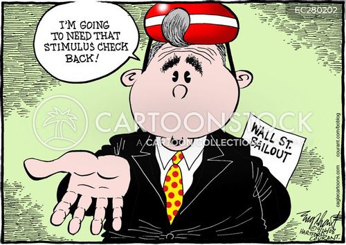 Stimulus Check Cartoons and Comics - funny pictures from CartoonStock