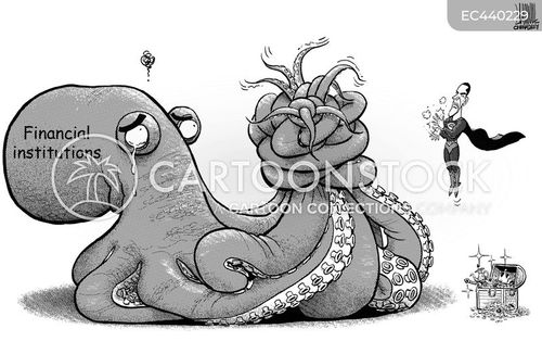 Financial Battle Cartoons and Comics - funny pictures from CartoonStock