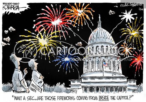 Capitol Chaos Cartoons and Comics - funny pictures from CartoonStock
