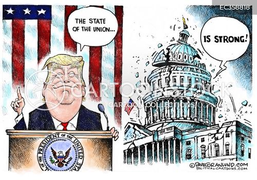 First State Of Union Cartoons and Comics - funny pictures from CartoonStock