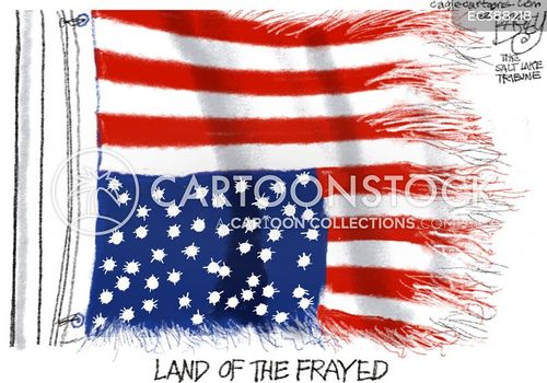 Tattered Flag Cartoons and Comics - funny pictures from CartoonStock
