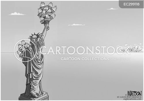 Flames Of Liberty Cartoons and Comics - funny pictures from CartoonStock