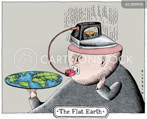 Flat Earth Cartoons and Comics - funny pictures from CartoonStock