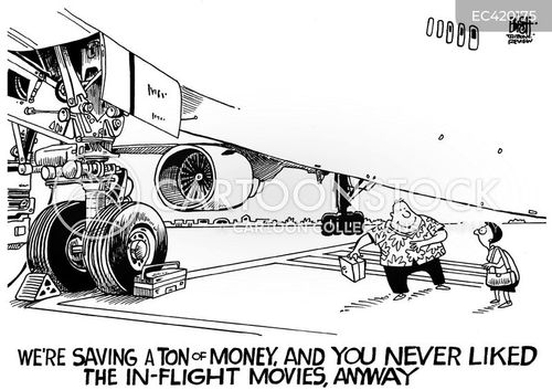 Airplane Stowaway Cartoons and Comics - funny pictures from CartoonStock