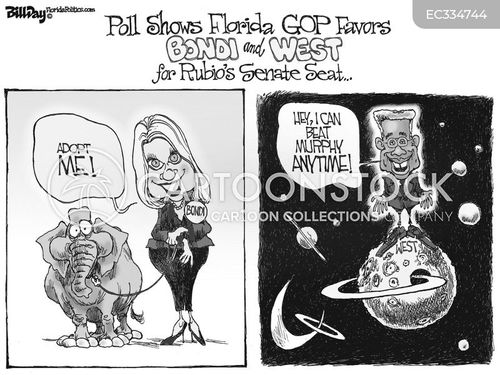 Pam Bondi Cartoons and Comics - funny pictures from CartoonStock