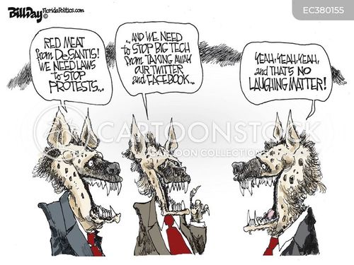 Hyenas Cartoons and Comics - funny pictures from CartoonStock