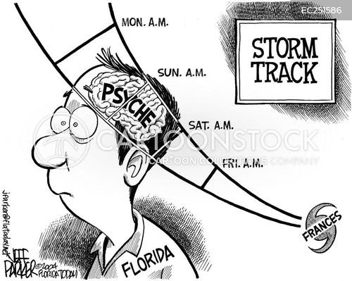 Storm Tracking Cartoons and Comics - funny pictures from CartoonStock