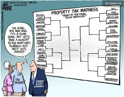 Tax Cap Cartoons and Comics - funny pictures from CartoonStock