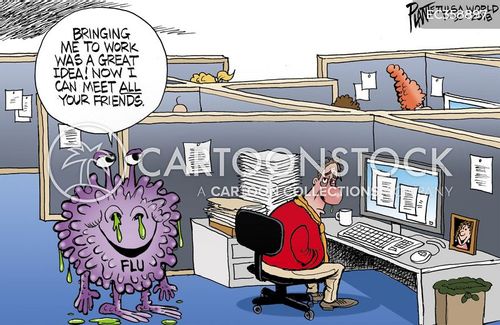 Off Work Sick Cartoons and Comics - funny pictures from CartoonStock