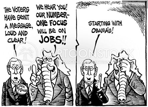 Sen Mitch Mcconnell Cartoons and Comics - funny pictures from CartoonStock