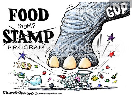 Food Assistance Cartoons and Comics - funny pictures from CartoonStock