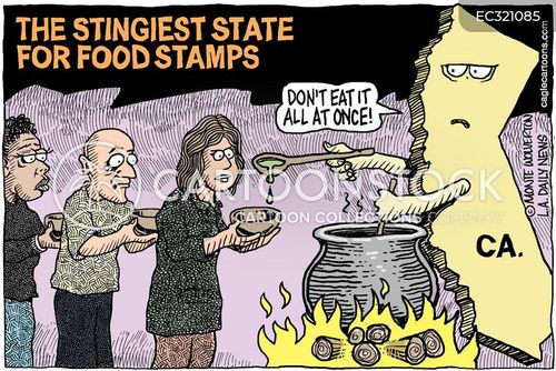 Food Stamps Cartoons and Comics - funny pictures from CartoonStock