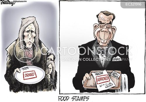 Food Stamps Cartoons and Comics - funny pictures from CartoonStock