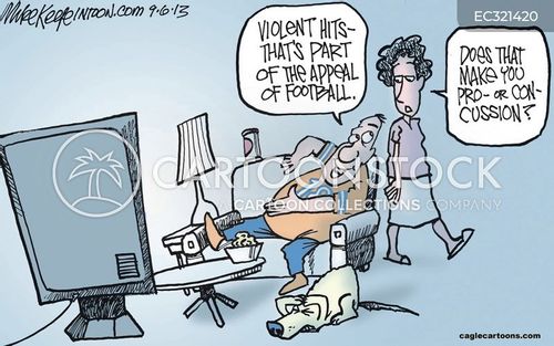 Football Injuries Cartoons and Comics - funny pictures from CartoonStock