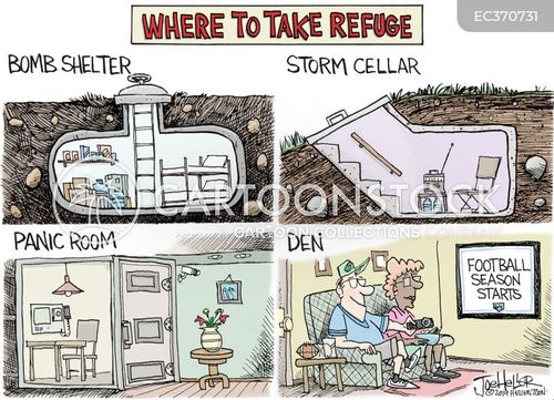 Panic Room Cartoons and Comics - funny pictures from CartoonStock