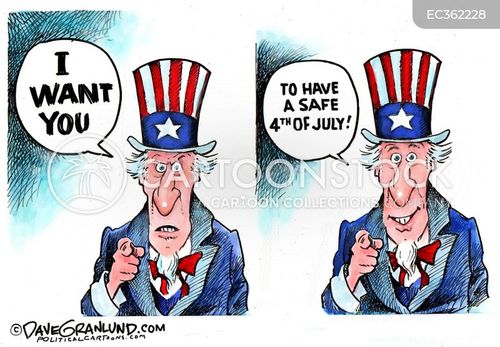 4th Of July Travel Cartoons and Comics - funny pictures from CartoonStock