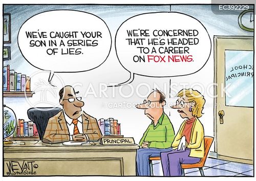 Fox News Anchors Cartoons and Comics - funny pictures from CartoonStock