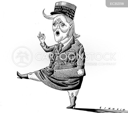 Marie Le Pen Cartoons and Comics - funny pictures from CartoonStock