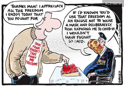 Battle For Freedom Cartoons and Comics - funny pictures from CartoonStock