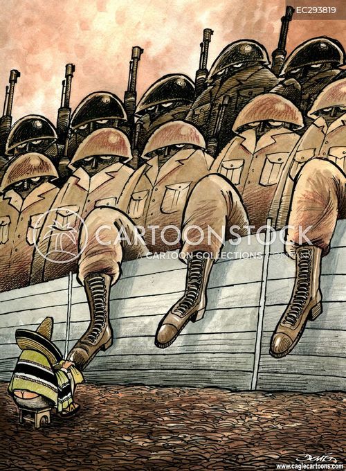 Fronteras Cartoons and Comics - funny pictures from CartoonStock