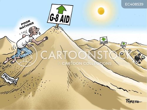 G-8 Aid Cartoons and Comics - funny pictures from CartoonStock