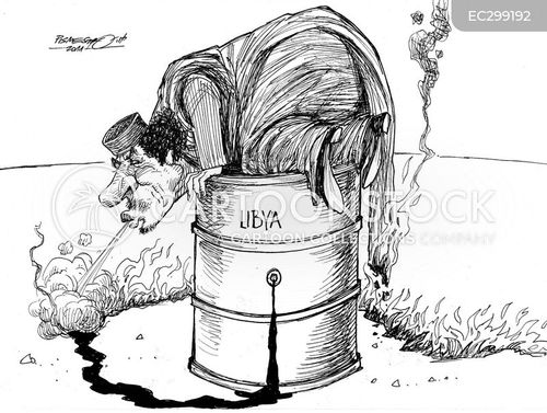 Gaddafi Libya Cartoons and Comics - funny pictures from CartoonStock
