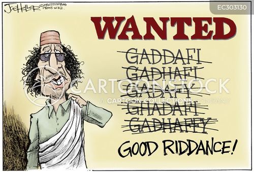 Gaddafi Era Cartoons and Comics - funny pictures from CartoonStock