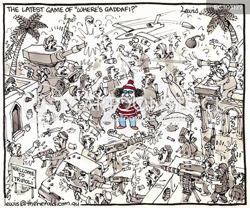 Ghaddafi Cartoons and Comics - funny pictures from CartoonStock