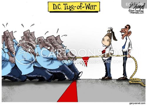 Tugofwar Cartoons and Comics - funny pictures from CartoonStock