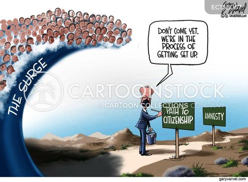 Political Refuge Cartoons and Comics - funny pictures from CartoonStock