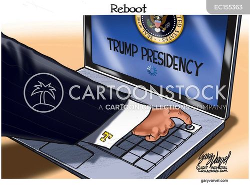 Restarted Cartoons and Comics - funny pictures from CartoonStock