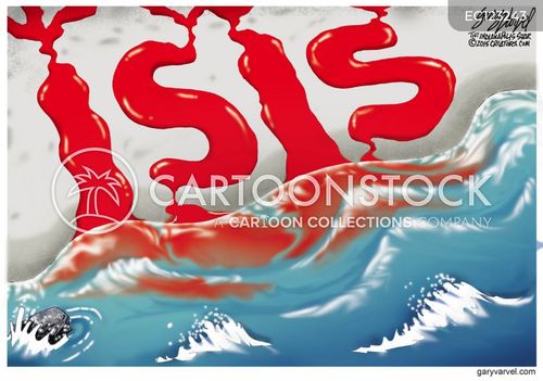 Isis Genocide Cartoons and Comics - funny pictures from CartoonStock
